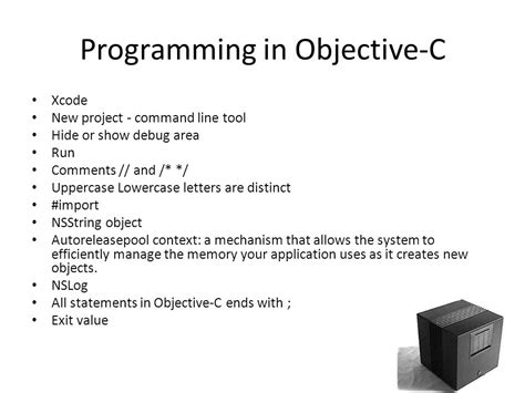 Programming In Objective C Classes Objects And Methods Data Types And