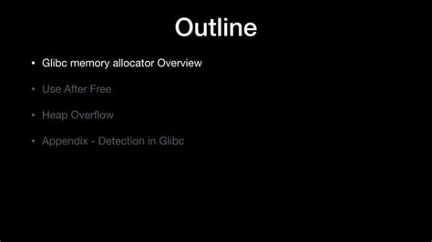 Linux Binary Exploitation Heap Exploitation Ppt