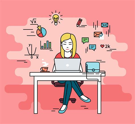 Personal Assistant Cartoon