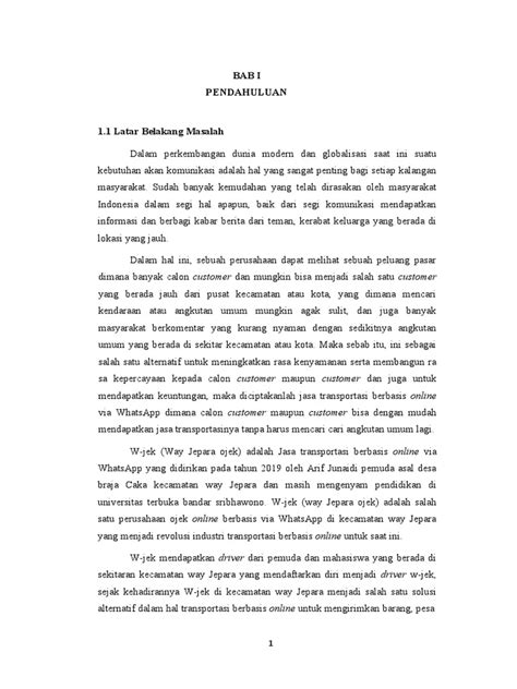 Pras Proposal Bab 1 1 Pdf