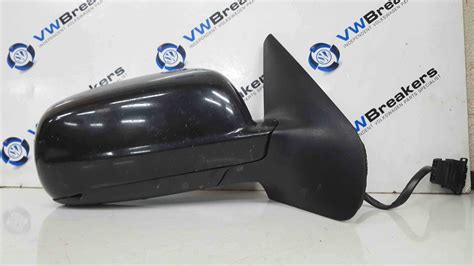 Volkswagen Golf Mk4 1997 2004 Drivers Os Wing Mirror Black Lc9z Broken