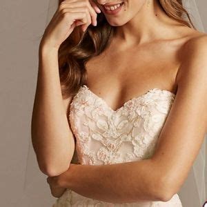 David S Bridal Dresses Davids Bridal Ivy Sand Blush Wedding Dress Poshmark