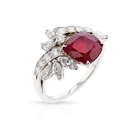 Raymond Yard Platinum 3 01 Ct Burma Ruby And Diamond Ring Available For Immediate Sale At Sothebys
