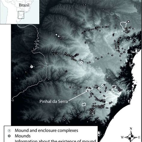 Distribution Of Mound And Enclosure Mound And Enclosure Complexes