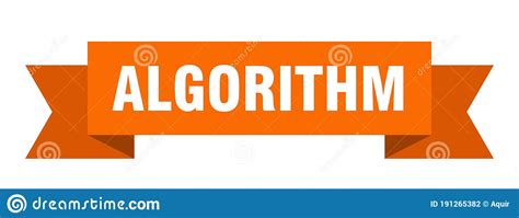 Algorithm Ribbon Stock Vector Illustration Of Seal 191265382