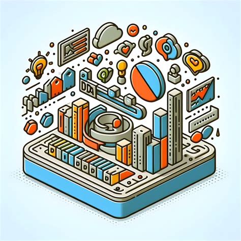 3d Flat Icon As Data Summary Icon With Space For Motivational Quotes