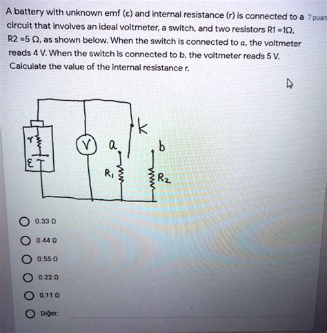 internal resistance circuit diagram