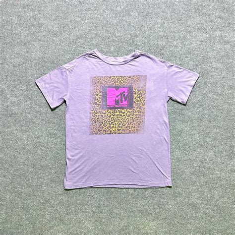 00s Mtv Leopard Fade T Shirt Frgshop