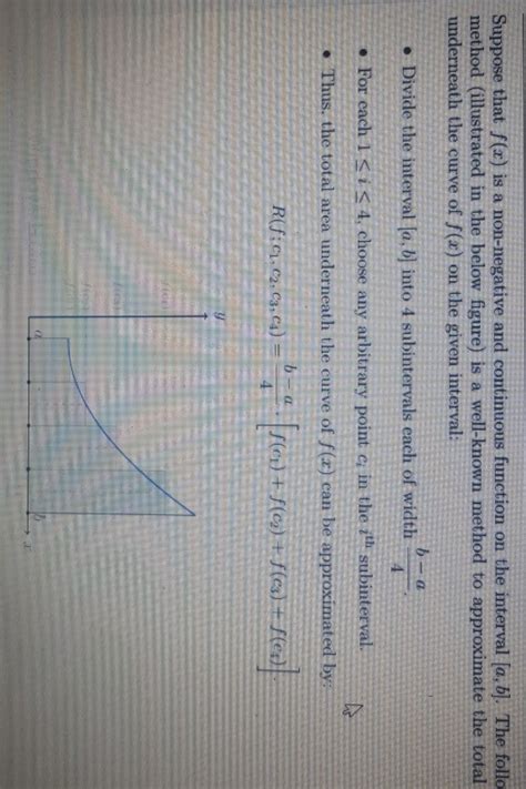 solved suppose that f x is a non negative and continuous