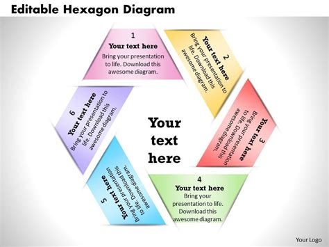 Editable Hexagon Diagram Powerpoint Presentation Slide Template Powerpoint Presentation Images