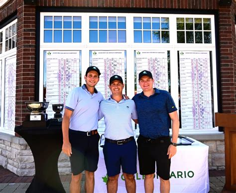 Mcinnis Captures The 31st Ontario Mens Mid Amateur Championship Golf