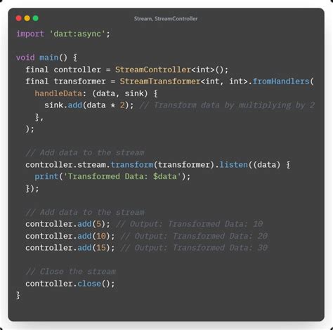 Abdul Ahad On Linkedin Dartlang Flutterdev Streams Asynchronous