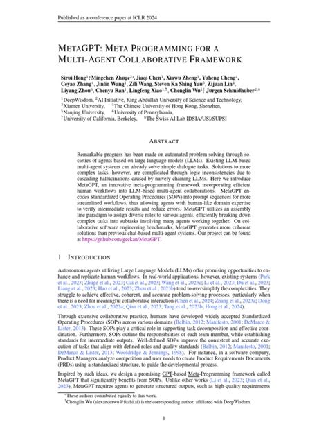 12 Meta Programming For A Multi Agent Collaborative Framework Pdf Communication Information