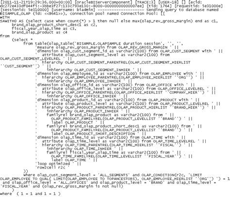 Creating Oracle Bi Ee 11115 Repository For Oracle Olap 11g Cubes