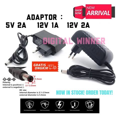 Jual Adaptor V A Adaptor V A Adaptor V A Shopee Indonesia