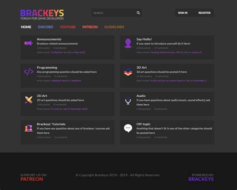 spam problem on this forum brackeys forum