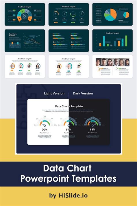 Data Chart Powerpoint Templates