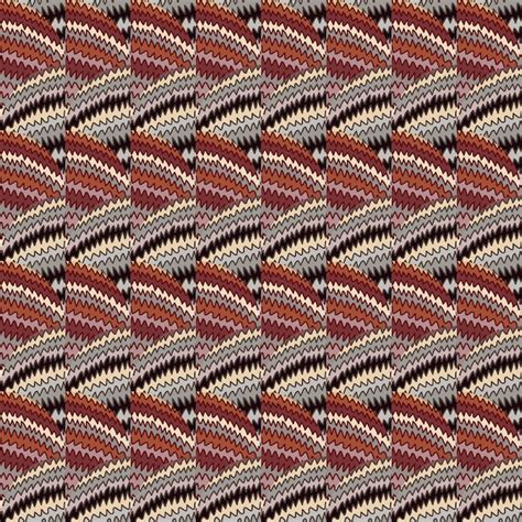 Premium Vector Hand Drawn Zig Zag Lines Mosaic Ornament Abstract Wave Seamless Pattern In