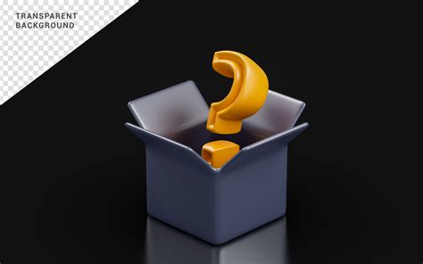 Black Box With Question Mark Sign Graphic By Ahmedsakib372 · Creative