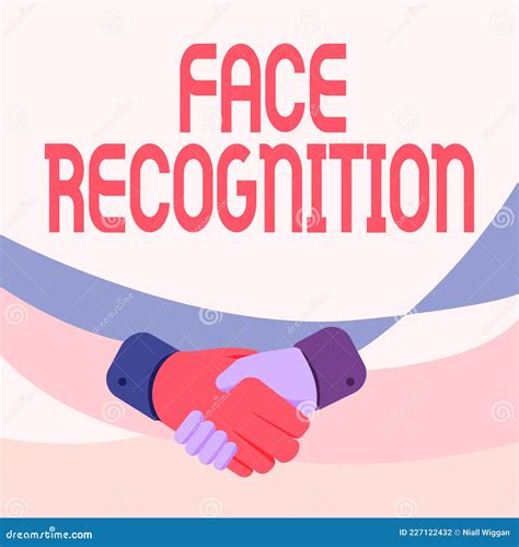 Text Caption Presenting Face Recognition Word For Ability Of A Computer To Scan And Recognize
