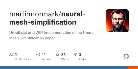 Github Martinnormarkneural Mesh Simplification Un Official And Wip Implementation Of The