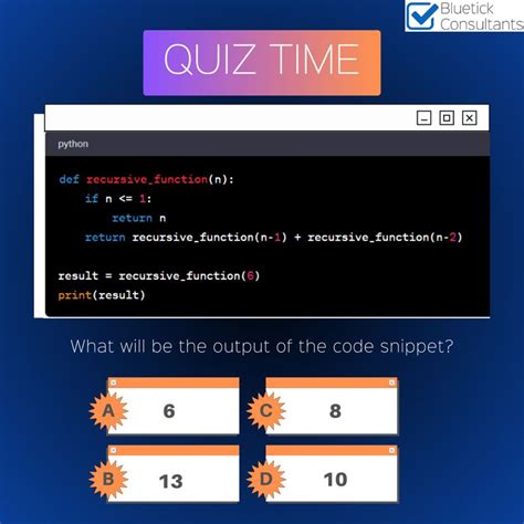 Bluetick Consultants Inc On Linkedin Pythoncodingquiz