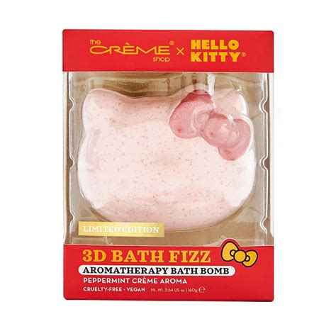 The Crème Shop X Hello Kitty 3d Bath Fizz Peppermint Shop Bubble Bath And Salts At H E B