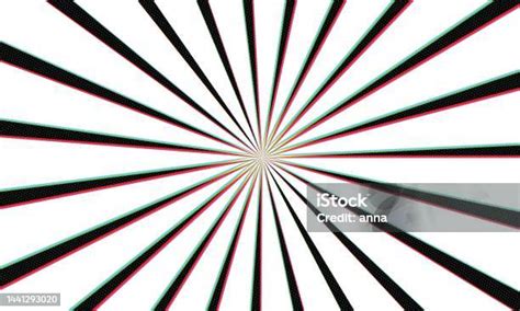 색상 흐림을 유발하는 집중된 선 간단한 흑백 방사선 배경 재료입니다 색수차에 대한 스톡 벡터 아트 및 기타 이미지 색수차 검은색 광선 Istock