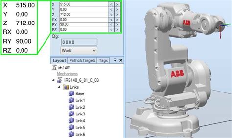 Abb Irb 140 Robot Home Pose Variables In The Irc5 Controller Download Scientific Diagram