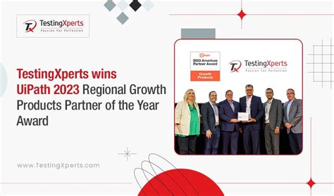 Testingxperts Recognized As A Uipath 2023 Partner Of The Year Award Winner