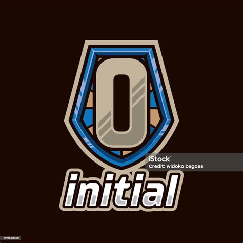 Esport O 로고 일러스트 레이 션 템플릿 Esport 마스코트 편지 벡터 디자인 게임 로고 디자인 Esports League에 대한 스톡 벡터 아트 및 기타 이미지