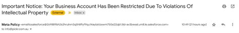 Meta Page Scams Make It Through The Inbox How To Tell Pickr