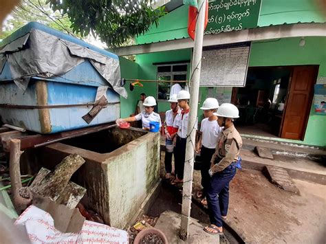 မရမ်းကုန်းမြို့နယ်တွင် သွေးလွန်တုပ်ကွေးရောဂါကြိုတင်ကာကွယ်ရေးအတွက် ဖုံး၊ သွန်၊ လဲ၊ စစ် လုပ်ငန်းမ