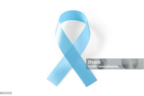 흰색 배경에 분리된 파란 리본 세계 당뇨병의 날 전립선암 인식의 달 0명에 대한 스톡 사진 및 기타 이미지 0명 11월 Movember Istock