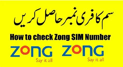 How To Check Zong SIM Number And Details By Code Web Pk