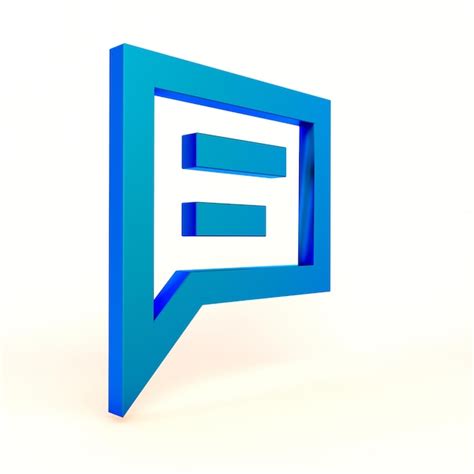 Premium Photo Chat Message Left Side In White Background
