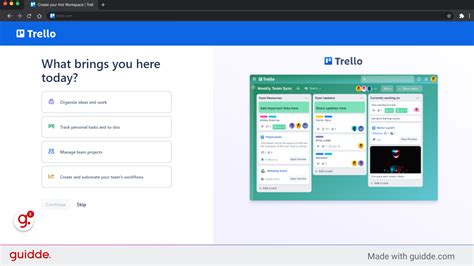 How To Set Up Your Trello Account Guidde Gallery