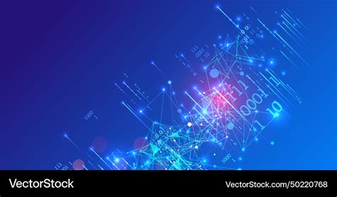 Big Data Abstract Digital Futuristic Royalty Free Vector