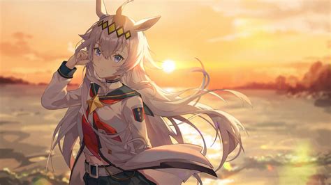 Oguri Cap Sunset Umamusume Pretty Derby 4k And 5k Wallpaper Pixiewall