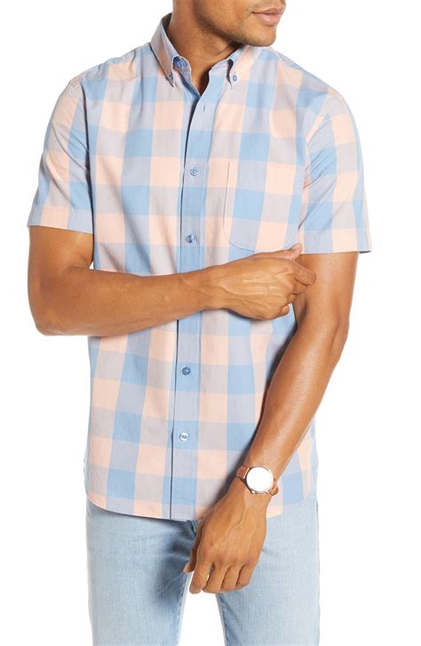 Men S Shirts Short Sleeve Plaid Country Outdoors Clothing