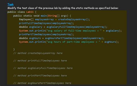 Solved Code In Java Write Comments To Explain Your Code Chegg