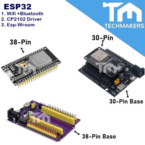 Esp32 30 Pin38 Pin Wifi Bluetooth Module Iot Node Mcu32 Node Mcu Nodemcu Esp32s Node Mcu Node