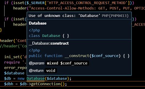 Vscode Intelliphense Says Use Of Unknown Class Phpphp0413 Stack