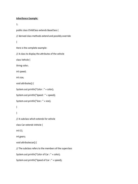 Inheritence Example Pdf Constructor Object Oriented Programming