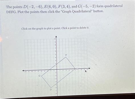 Solved The Points D−2−6e60f34 And G−5−2 Form