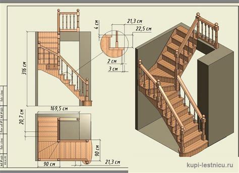 1 чертёж—проект Г образной лестницы на забежных ступенях Stairs Design Home Stairs Design