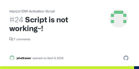 script is not working~ · issue 24 · lstprjct idm activation script