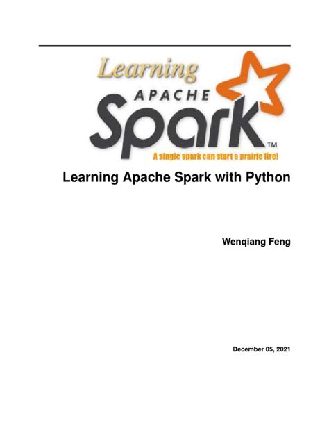 Learning Apache Spark With Python Pdf