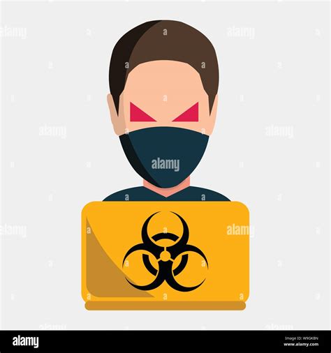 Hacker Vector Illustration Symbol Stock Vector Image And Art Alamy