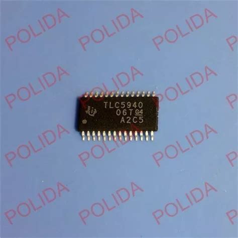 10 Stck Led Treiber Pwm Steuerung Ic Ti Htsop 28 Tlc5940pwp